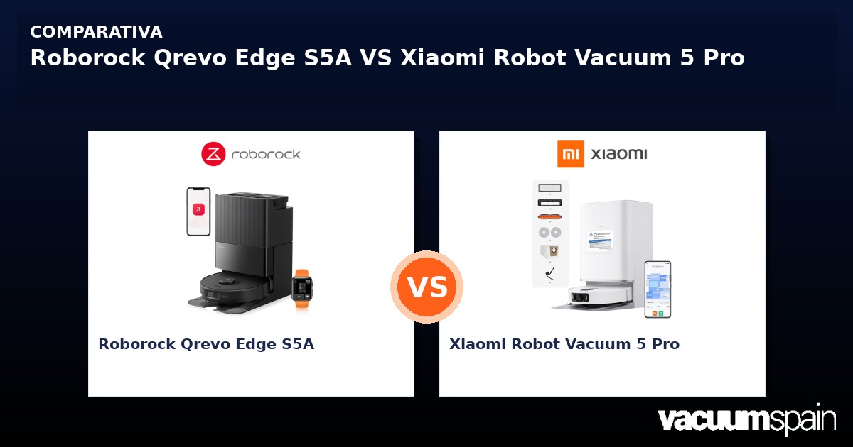 Roborock Qrevo Edge S5A vs Xiaomi Robot Vacuum 5 Pro – Confronto e ...