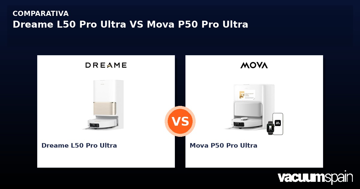 Dreame L50 Pro Ultra vs Mova P50 Pro Ultra – Comparación y diferencias ...