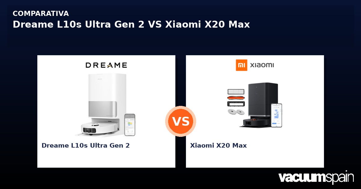 Dreame L10s Ultra Gen 2 vs Xiaomi X20 Max – Comparison and differences ...
